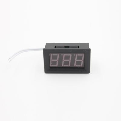 China 0.56-Inch LED Digital Voltmeter Two-Wire DC4.5V-30.0V Range Reverse Connection Protection IP65 Rated Accuracy Class 2.5 for sale