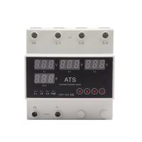 China Automatic Transfer Switch (ATS) PC 63A/100A Three Phase Uninterrupted Power Stabilizer Voltage Protector Phase Selector for sale