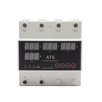 China Uninterrupted Power Automatic Transfer Switch (ATS) 63A/100A Voltage Protector Three Phase 4-Pole Industrial Use Changeover for sale