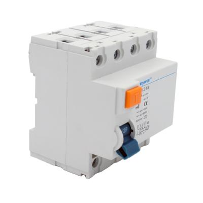 China 4-Pole 63A Residual Current Circuit Breaker Type B RCCB with 63 Amp Capacity Copper Material RCD for sale