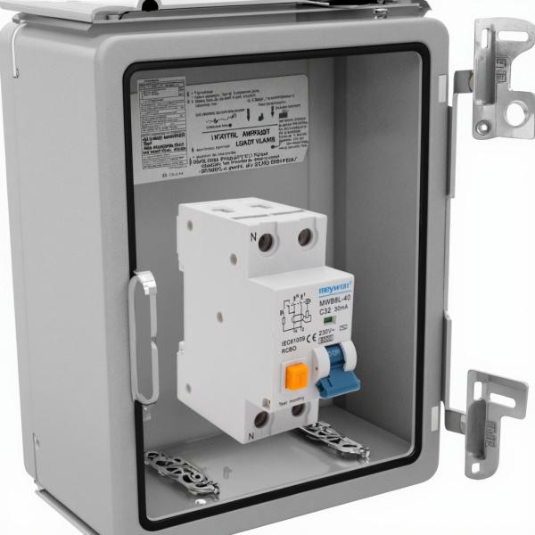 Quality Type 2P 25A Residual Current Circuit Breaker (MCB) Electronic RCBO Capacities 10mA 30mA 100mA 300mA 32A 40A Copper Material 6KA for sale