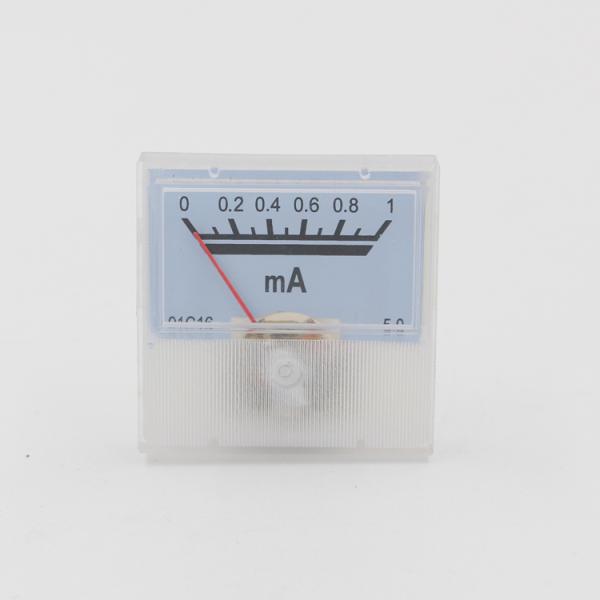 Quality 40*40mm Analog DC Ammeter 91L16 1mA 91L16 DC Ampere Meter with Analog Display for 91L16 Ammeter DC for sale