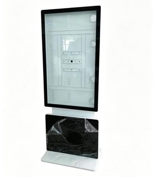 Quality Custom 32-65inch Galvanized Steel Kiosk Enclosure with Tempered Glass for High-Traffic Public Spaces for sale