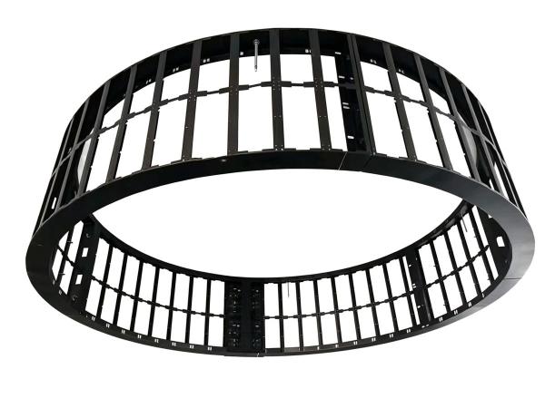 Quality Custom Special Shaped Arc Ring & Dual-Sided LED Screen Metal Frame with for sale