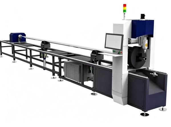 Quality 1200W Mini CNC Laser Pipe Cutting Machine with Raycus Laser Source and Dual Pneumatic Chuck for 90-170mm Pipes for sale