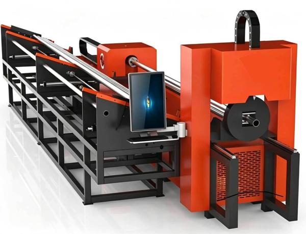 Quality 1500W Mini CNC Laser Pipe Cutting Machine with Raycus Laser Source and Dual Pneumatic Chuck for 90-170mm Pipes in Compact Small Size for sale
