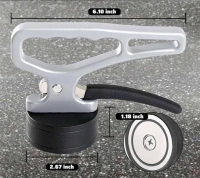 China Ergonomic Portable Magnetic Lifter with 60kg Pull Force and Permanent Magnet Technology for Steel Plate Handling for sale
