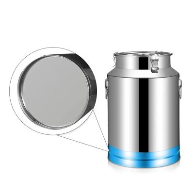 China Storage 25 Litre Milk Can , Stainless Steel Milk Can For Transport for sale
