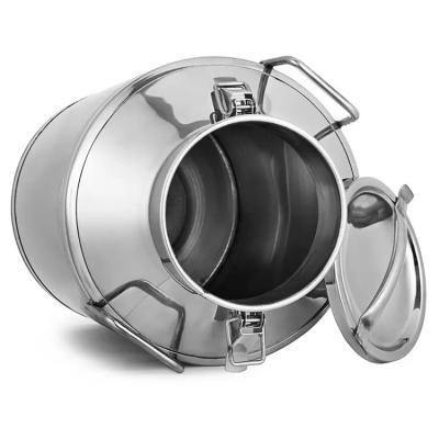 China lid type Stainless Steel Milk Container , OEM  Ss Milk Can 50L for sale