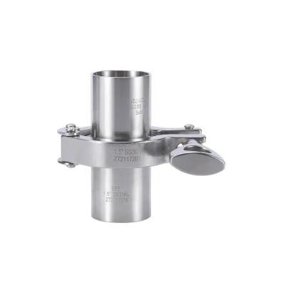 China SS316L Rohrverbindung 1,5 Zoll Schnellinstallation BPE Tri-Clamp Ferrule Rohrverbindung zu verkaufen