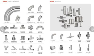 Cina Equal Sanitary 304 Acciaio inossidabile Pipe Fittings riduttore concentrico Tri Clamped in vendita