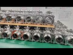 Санитарный клапан Ss Butterfly, 316l Застегнутый сварный клапан DIN Butterfly