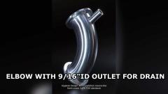 Sanitary Elbow with Drain Valve Port