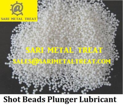 China Purity white plunger lubricant granule,die casting plunger lube shot beads for sale