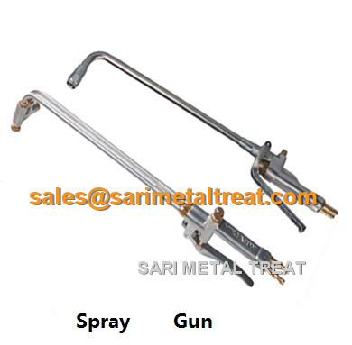 China Double pipe Spray gun for  die casting, forging, liquid spray for sale