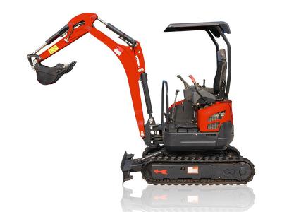 China EPA mini excavator zero tail swing with Kubota engine mini digger excavator for sale