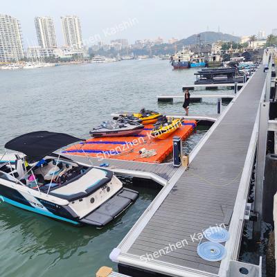 China New Stable Pontoon Bridge Sea Aluminum Floating Docks Pier Water Systems Aluminum Deck Covers Floats for sale