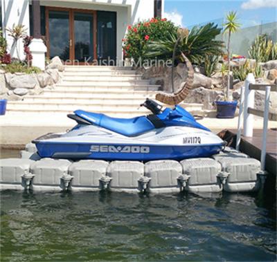 China HDPE Marina Dock Cubos flotantes Económicos Reciclados Modulares Docks Paseo flotante Pontoon en venta