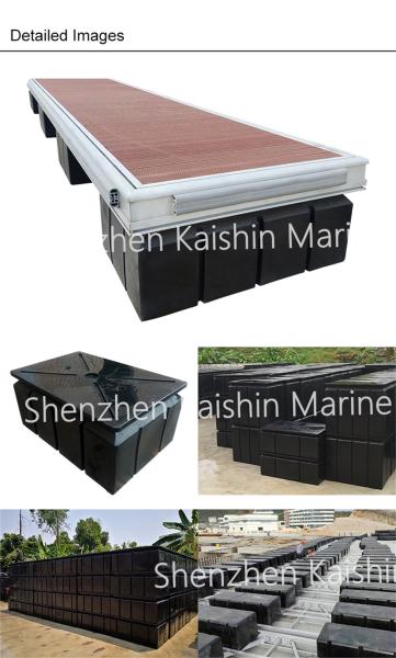 PE Pontoon Floatation with EPS Foam filed Basic Dock Accessories