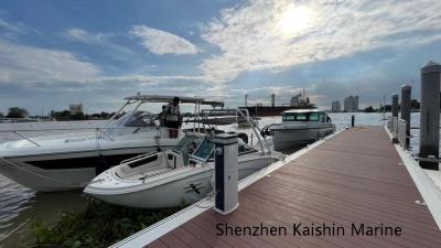 China Marine Grade Aluminum Floating Dock with 275kg/square Meters Load Capacity and LLDPE Floaters for sale