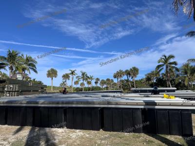 China Marine Grade 6061 Aluminum Alloy Floating Dock with Modular Design and 250kg Load Capacity for Yachts and Marinas for sale
