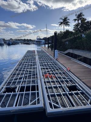 China Easy Assembly UV and Saltwater Resistant Customizable Dimensions Aluminum Floating Dock for Marinas for sale
