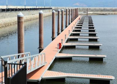 China Aluminum Alloy Floating Boat Dock With Optional Accessories Marina Floating Walkway Pontoon for sale