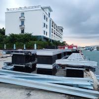 China Plastic  Dock  Piling  Caps D325-D600 Diameter Size Kaishin Band for sale