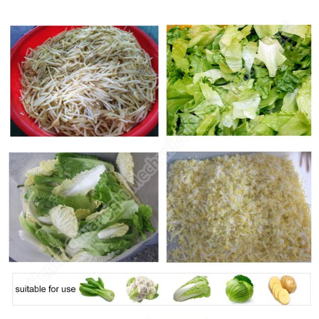 Close-up view of vegetable dryer spinner basket