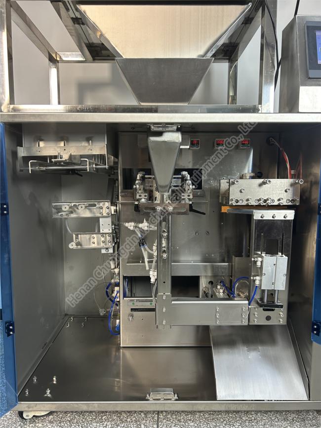 Finished packaged pouches demonstration
