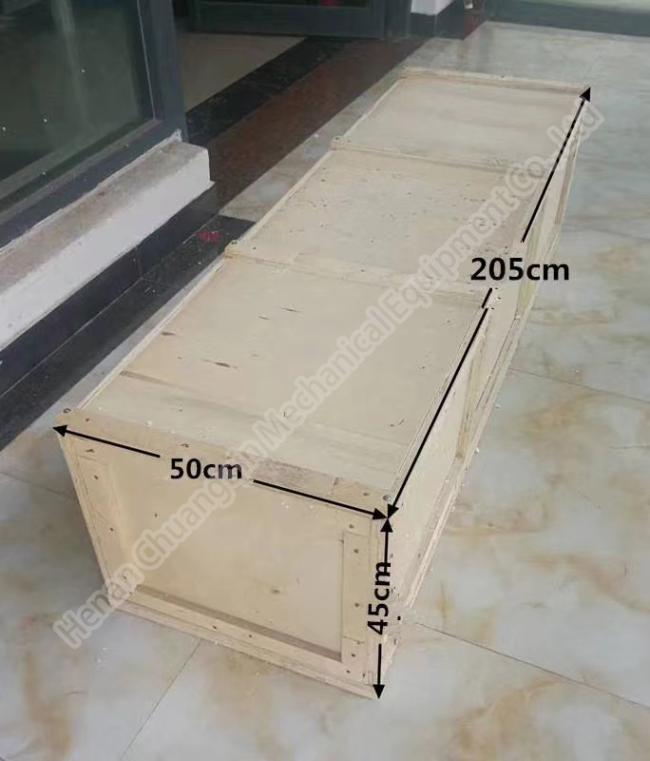 Packaged egg printing machine ready for shipment