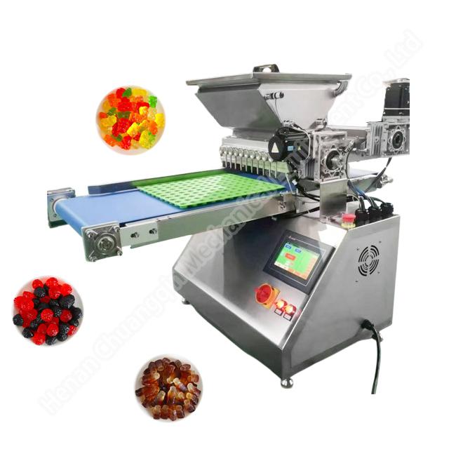PLC-controlled gummy candy making machine front view