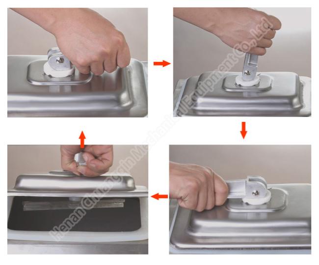 Marinating machine with product loading