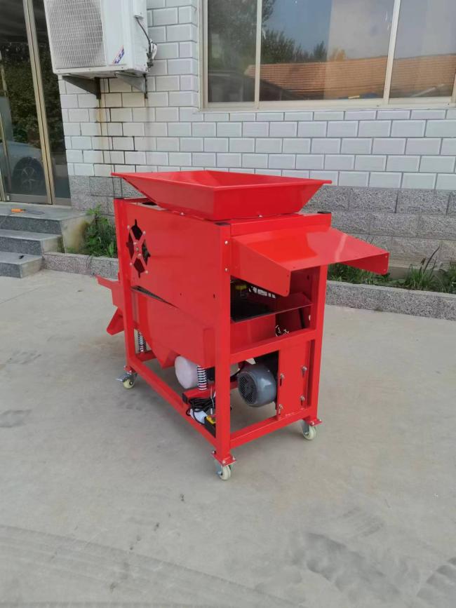 Garlic separating machine side view