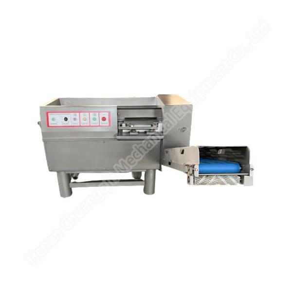 Quality 400kg/H Frozen Meat Processing Machinery Automatic Chicken Slicer Dicer Cutter for sale