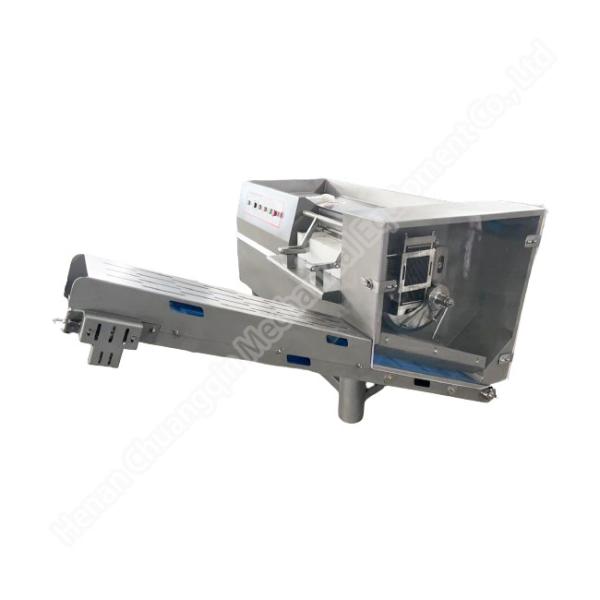 Quality 400kg/H Frozen Meat Processing Machinery Automatic Chicken Slicer Dicer Cutter for sale