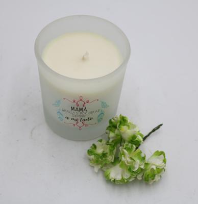 China custom environment-friendly luxury white scented glass candle for party for sale