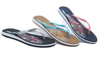 China Custom Logo Female EVA Stylish Flip Flop Printing Pattern for sale