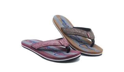 Cina Pantofola maschio su ordinazione EVA Sole dello scorrevole di Logo Retro Flip Flop Sandals in vendita