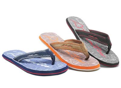 Cina Spazio in bianco di gomma della stampa di sublimazione di EVA Non Slip Flip Flop degli uomini in vendita
