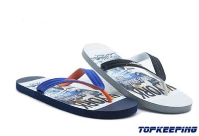 China Van de Bloemmensen van de drukzomer PE van het Strandflip flop niet Misstap Wit Plastic pvc Flip Flop Te koop