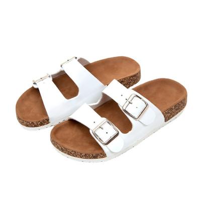 Cina Sogliola molle all'aperto del PVC dell'OEM Cork Women Sandals With in vendita
