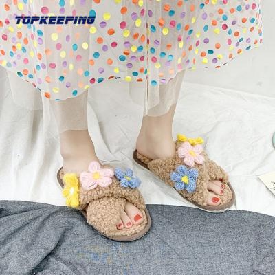 Cina pantofola molle di progettazione della pelliccia del Faux della donna 1D0017 in vendita