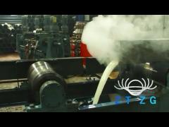PLC 30 kW Máquina por versare rulli por rondo quadrado oval
