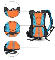 China 600D Polyester Waterproof Hydration Backpack With Bladder Bite Valve for sale