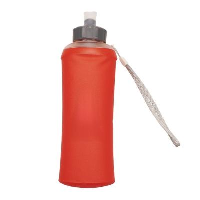 Cina Morbidezza pieghevole della bottiglia di acqua della bici di triathlon di 800ML 1.5L con il coperchio in vendita