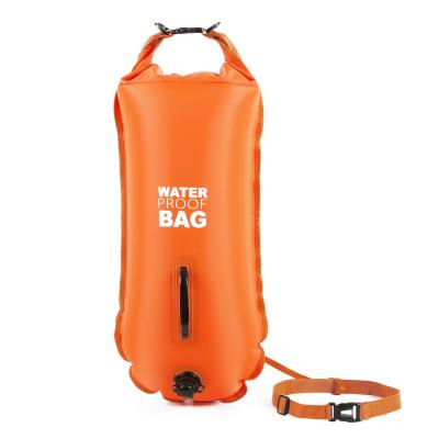 Cina borsa del galleggiante di nuoto dell'open water 28L di 36*72cm con la cinghia di vita regolabile in vendita