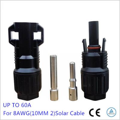 China PPO Insulated Solar Panel Electrical Connectors , MC4 Solar Cable Connectors for sale