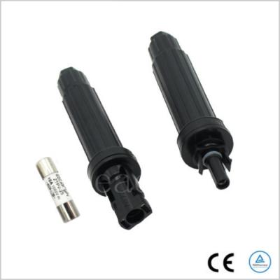 China Solar Panel MC4 Fuse Connector , 10×38mm Waterproof Inline Fuse Connector for sale