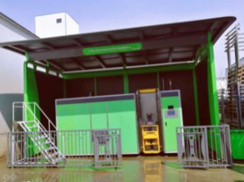 Cina 3900kg Food Waste To Organic Fertilizer Composting Machine Outdoor in vendita